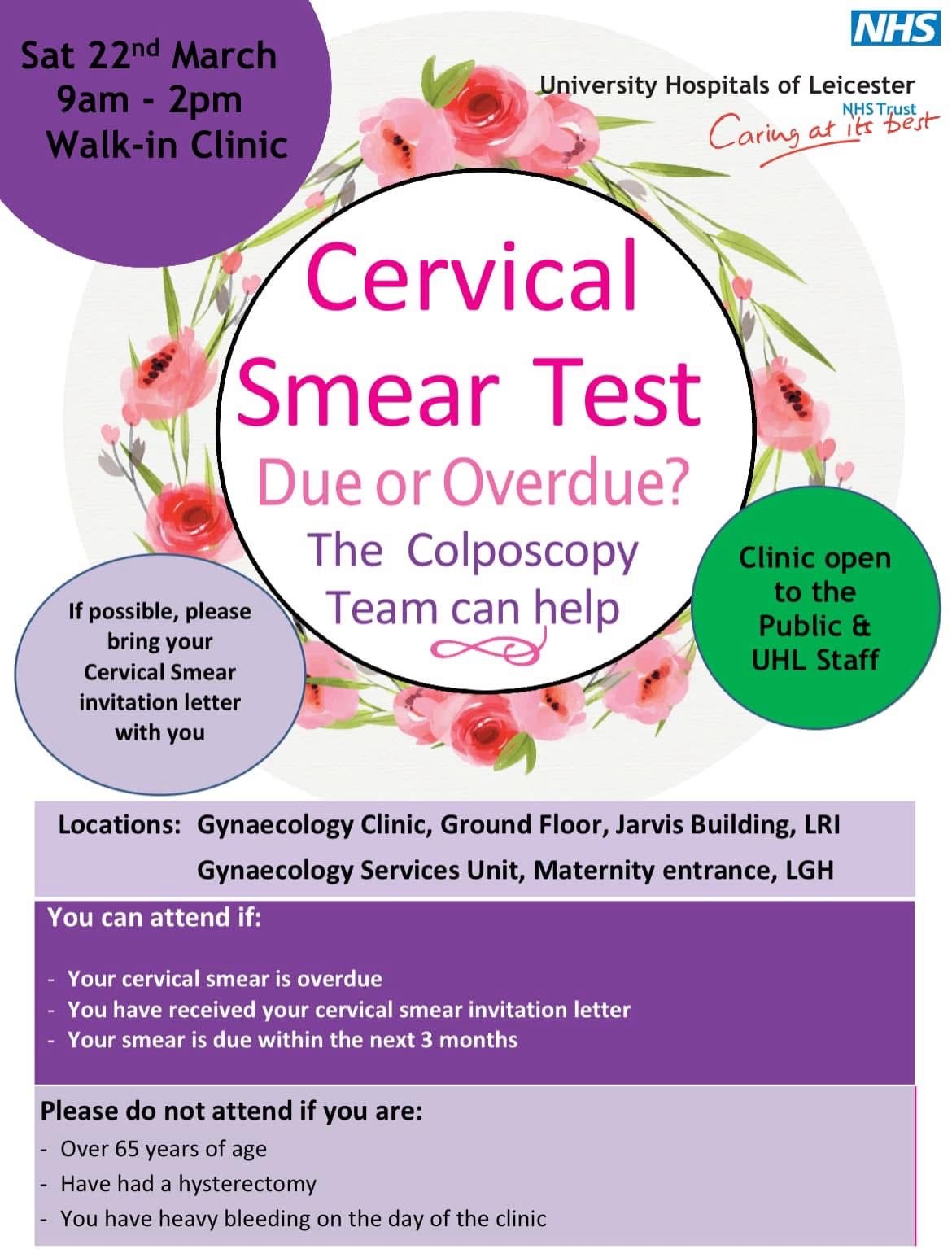 Cervical smear clinic – Highgate Medical Centre